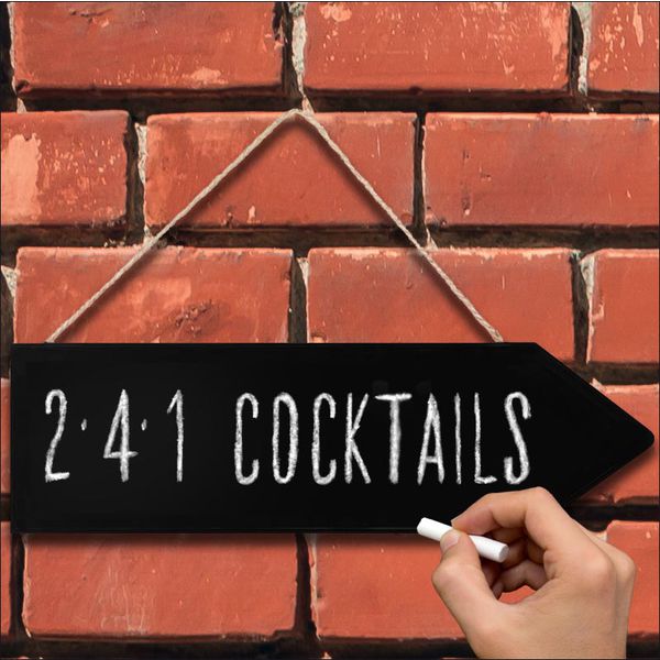 Printed Chalkboard Arrow Sign (Waterproof) | Peak Level Merchandise Ltd