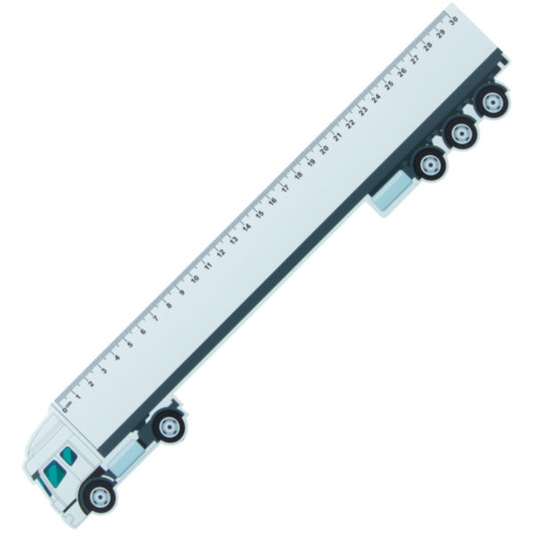 Promotional Trucker 30 30 cm ruler, truck