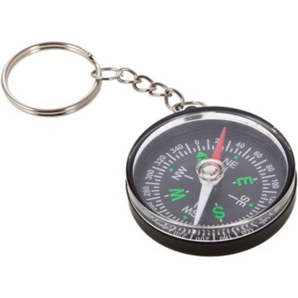 Printed Keyring with compass