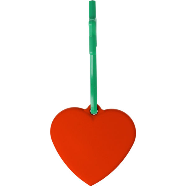 Printed Christmas Eco-ration Heart- 1 side | Peak Level Merchandise Ltd