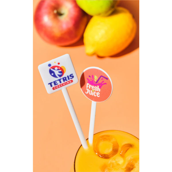 Promotional EcoStir Square- Both Sides | Peak Level Merchandise Ltd