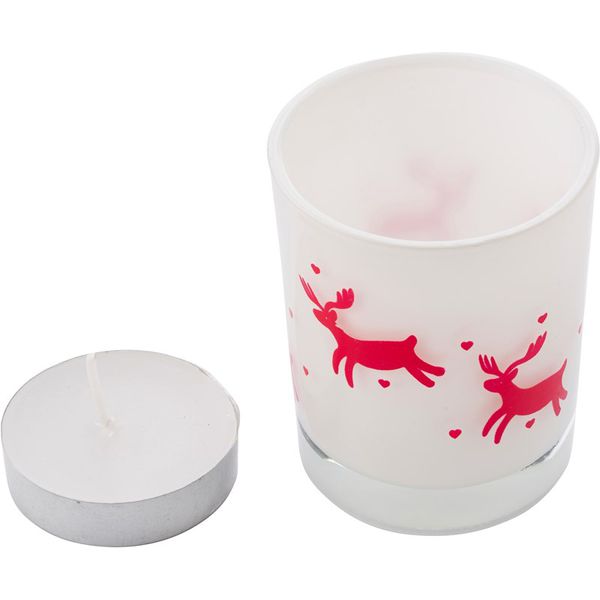 Printed Glass candle holder | Peak Level Merchandise Ltd