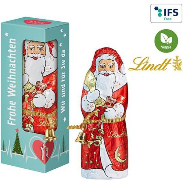 Promotional Lindt & Sprungli Santa Claus in a Gift Box | Peak Level ...