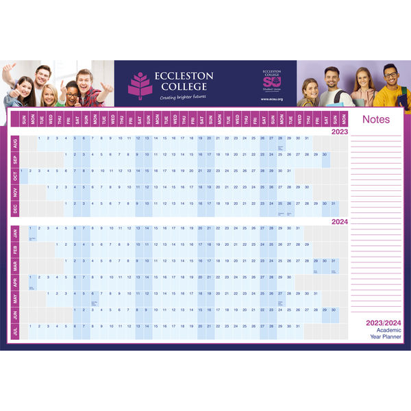 Printed Smart-planner - A3 Wall | Peak Level Merchandise Ltd